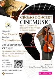 CROMO CONCERT CINEMUSIC, February 22 2025 | Milan | I Musici di Euterpe, on Operabase